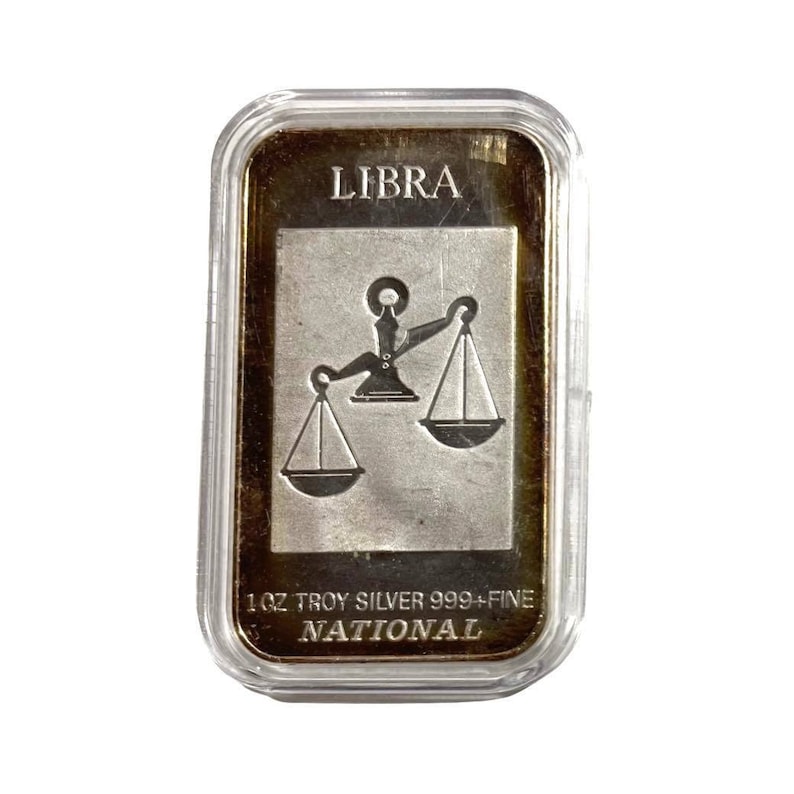 Barra de arte VINTAGE - Signo del zodiaco Virgo 1 oz. Plata 999 - Una ...