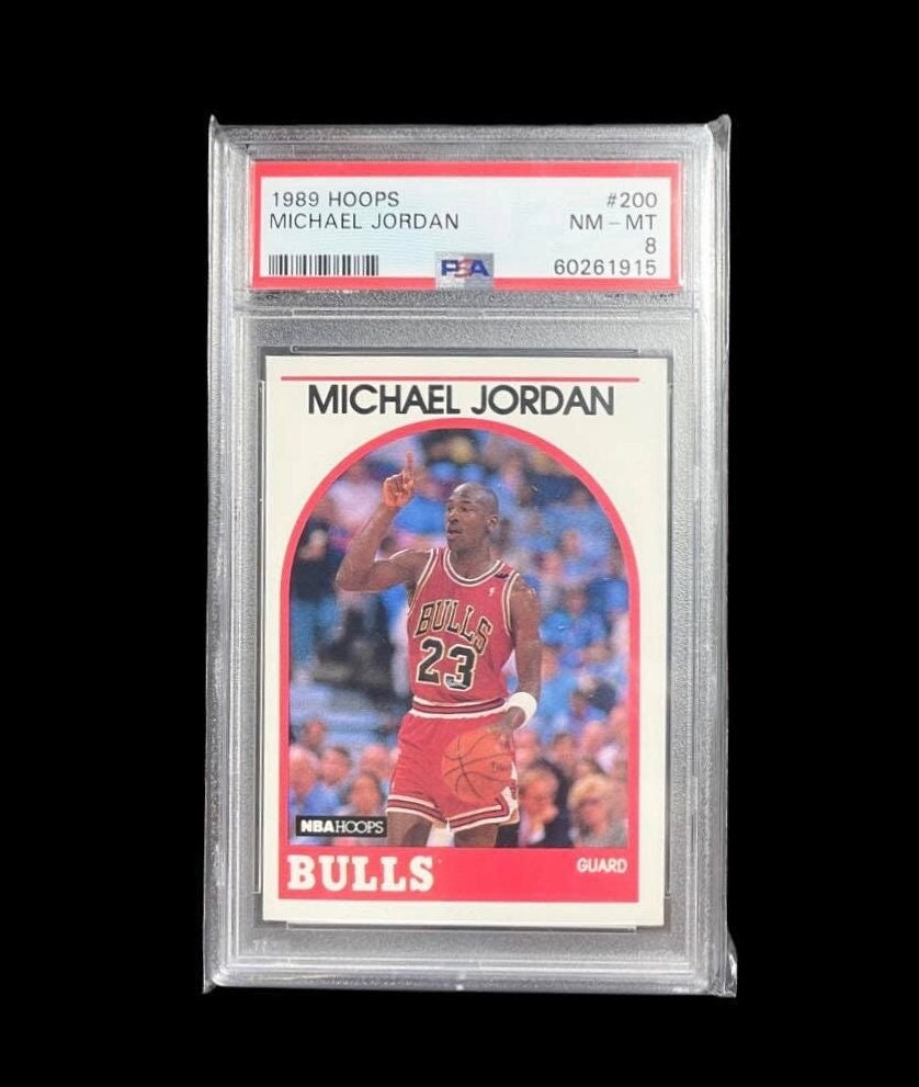 1989 NBA Hoops Michael Jordan #200 PSA 8 Nm-mt-rare - Etsy