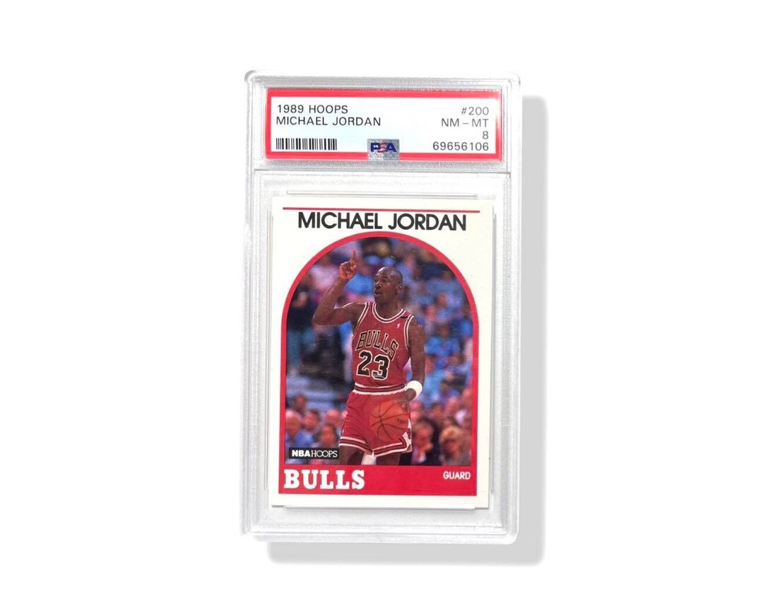 1989 NBA Hoops Michael Jordan #200 PSA 8 Nm-mt-rare - Etsy