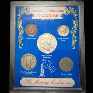 Symbols of American FREEDOM the Liberty Collection Coin Set in Case - Etsy