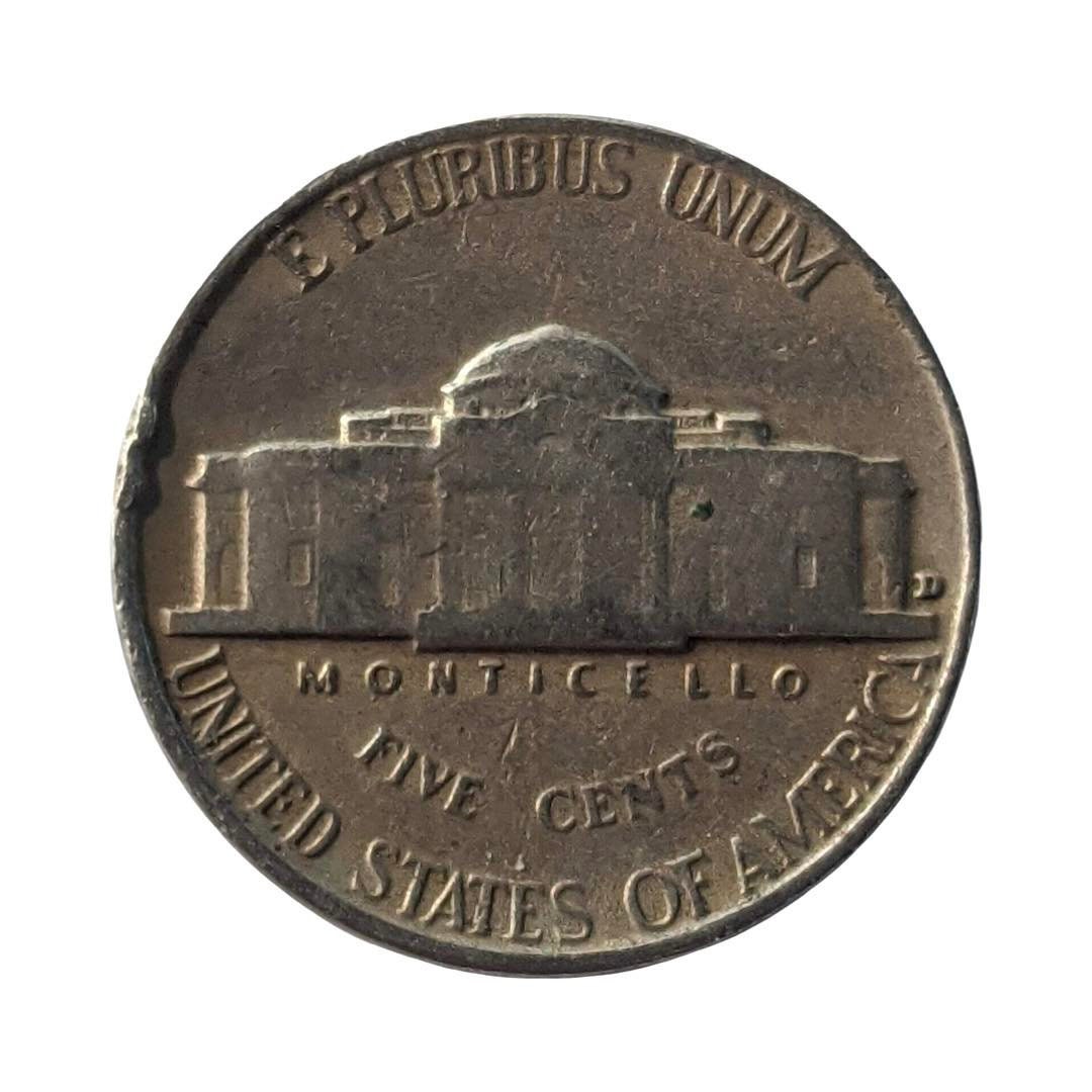 Rare 1952 D HOBO Skeleton Zombie Jefferson Nickel/hand Carved Engraved ...