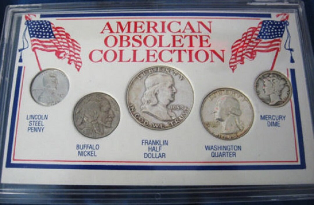 American Obsolete Collection Set Lincoln Buffalo Franklin Washington ...