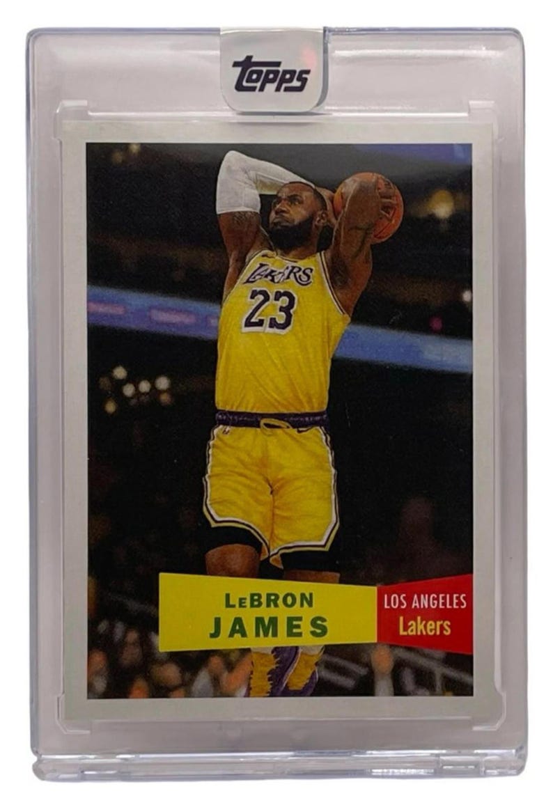 2025-26 Topps NBA Living Set #1 Lebron James -LA Lakers -first Card - Etsy