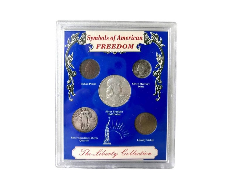 Symbols of American FREEDOM the Liberty Collection Coin Set in Case - Etsy