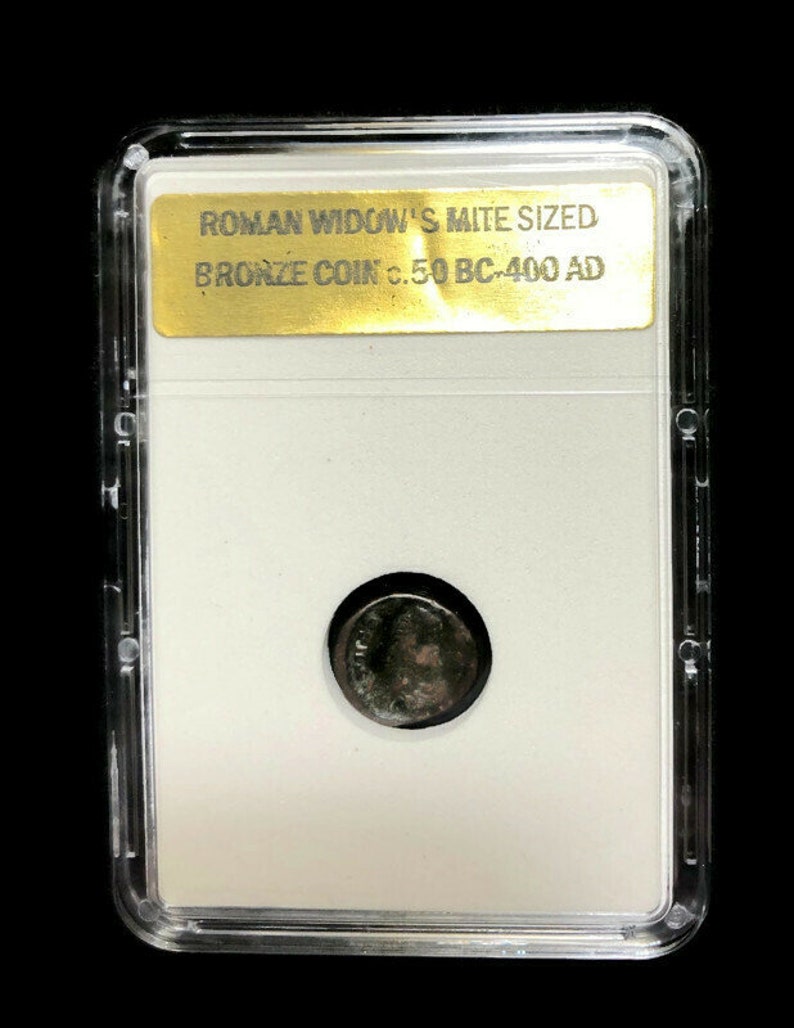 Genuine Ancient Roman, Widow's Mite Sized, Bronze Coin, C-50 BC-400 Ad ...