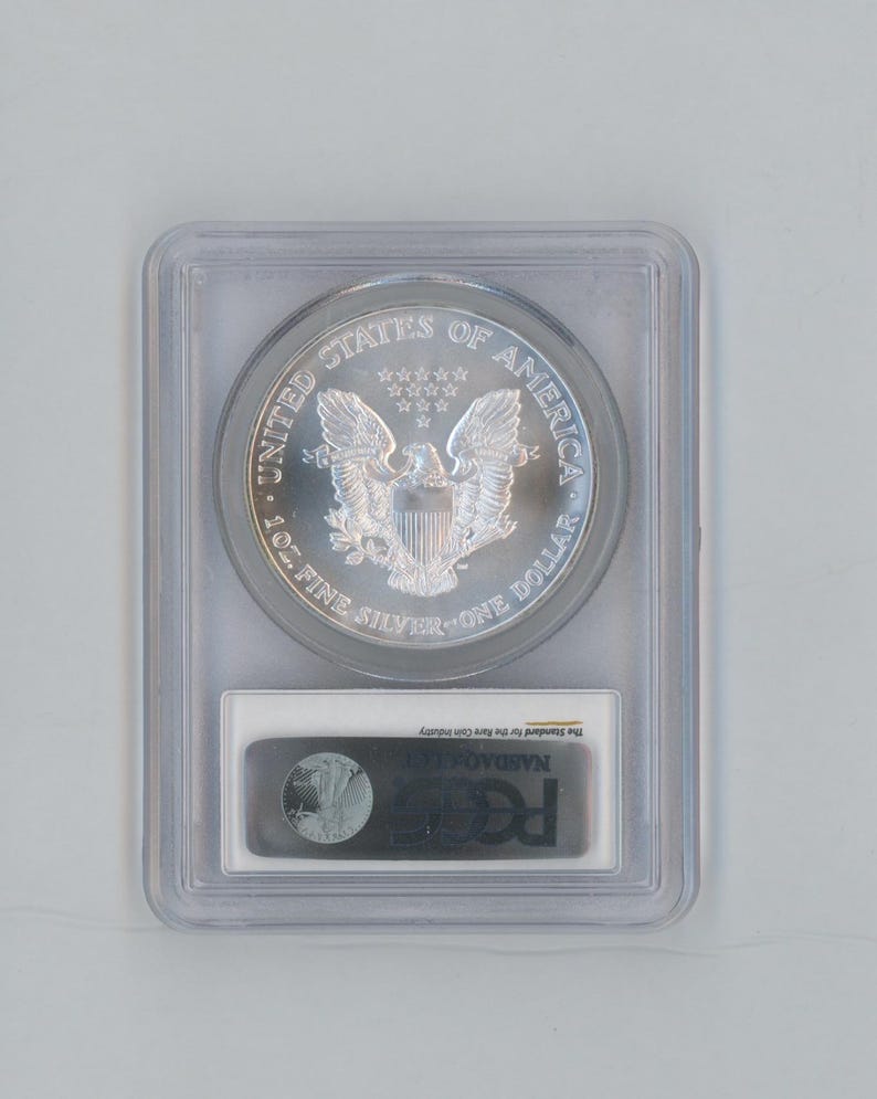 2002 American Silver Eagle - PCGS Ms69-rare - Etsy