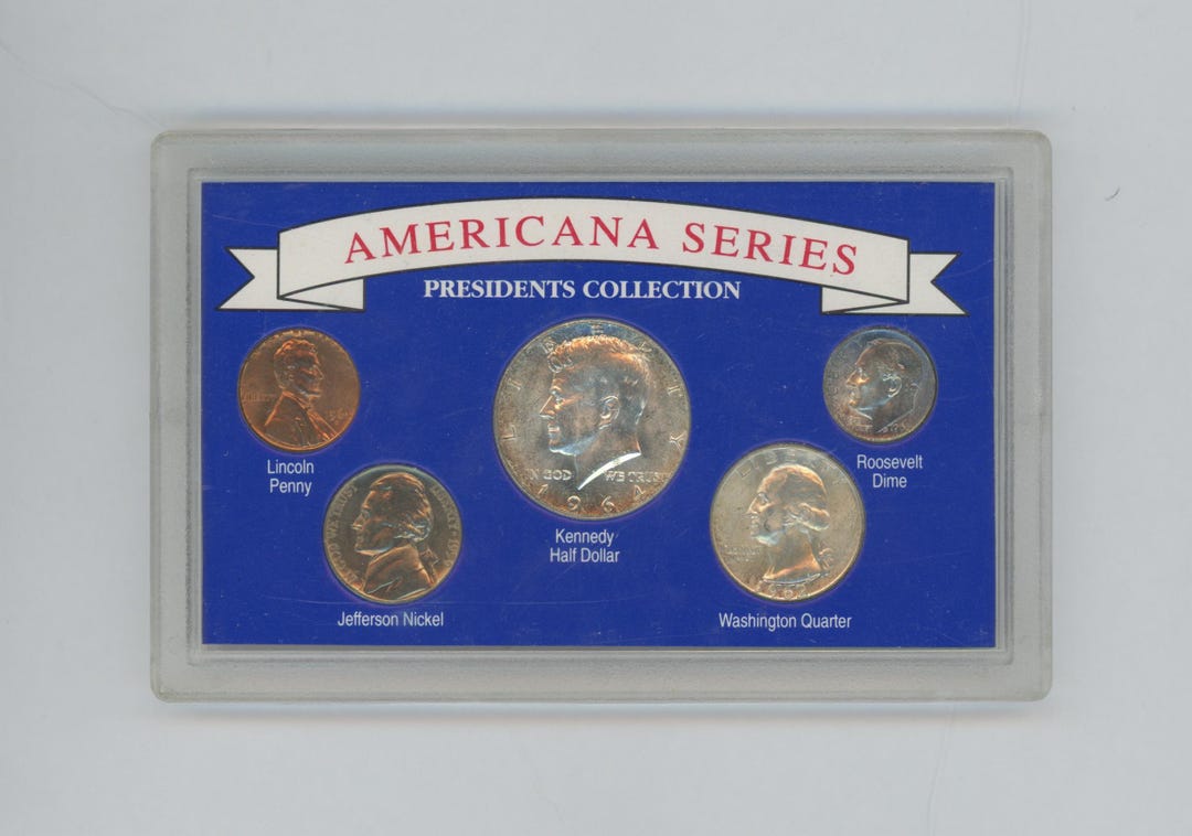 1964 AMERICANA SERIES Silver President Collection Set - Rare - Etsy