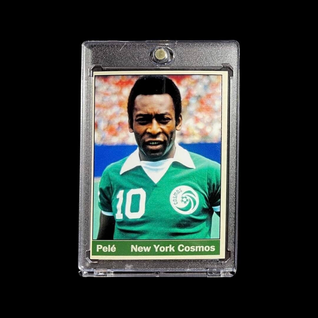 Original Very Rare- Pele, 1977 New York Cosmos, NASL Soccer, Monarch ...