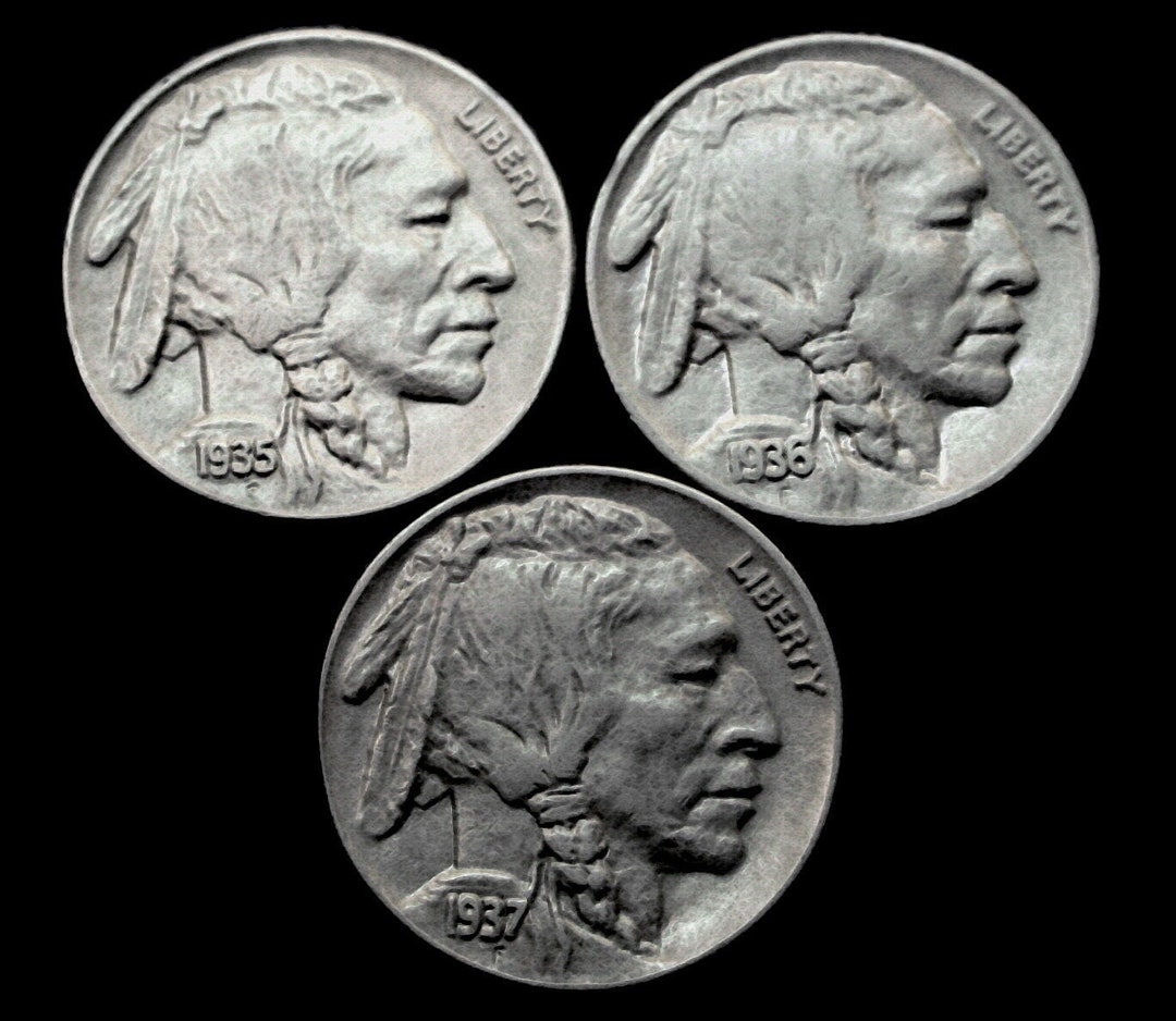 Authentic 1935,36,37 Buffalo COIN, Coin Collector , Ancient Coin ...