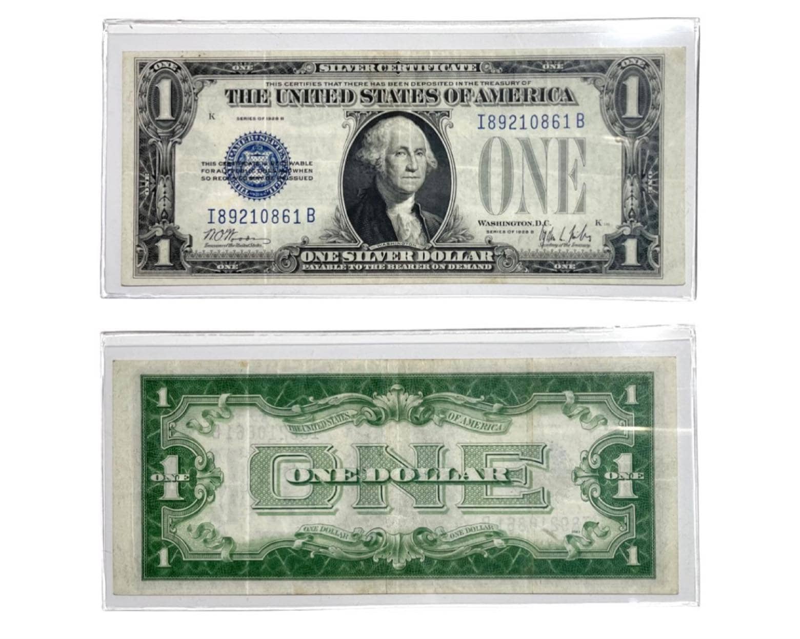 One Dollar Bill Back