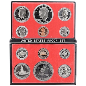 1975-S United States US Mint Proof Set in Original Mint Packaging 6 ...