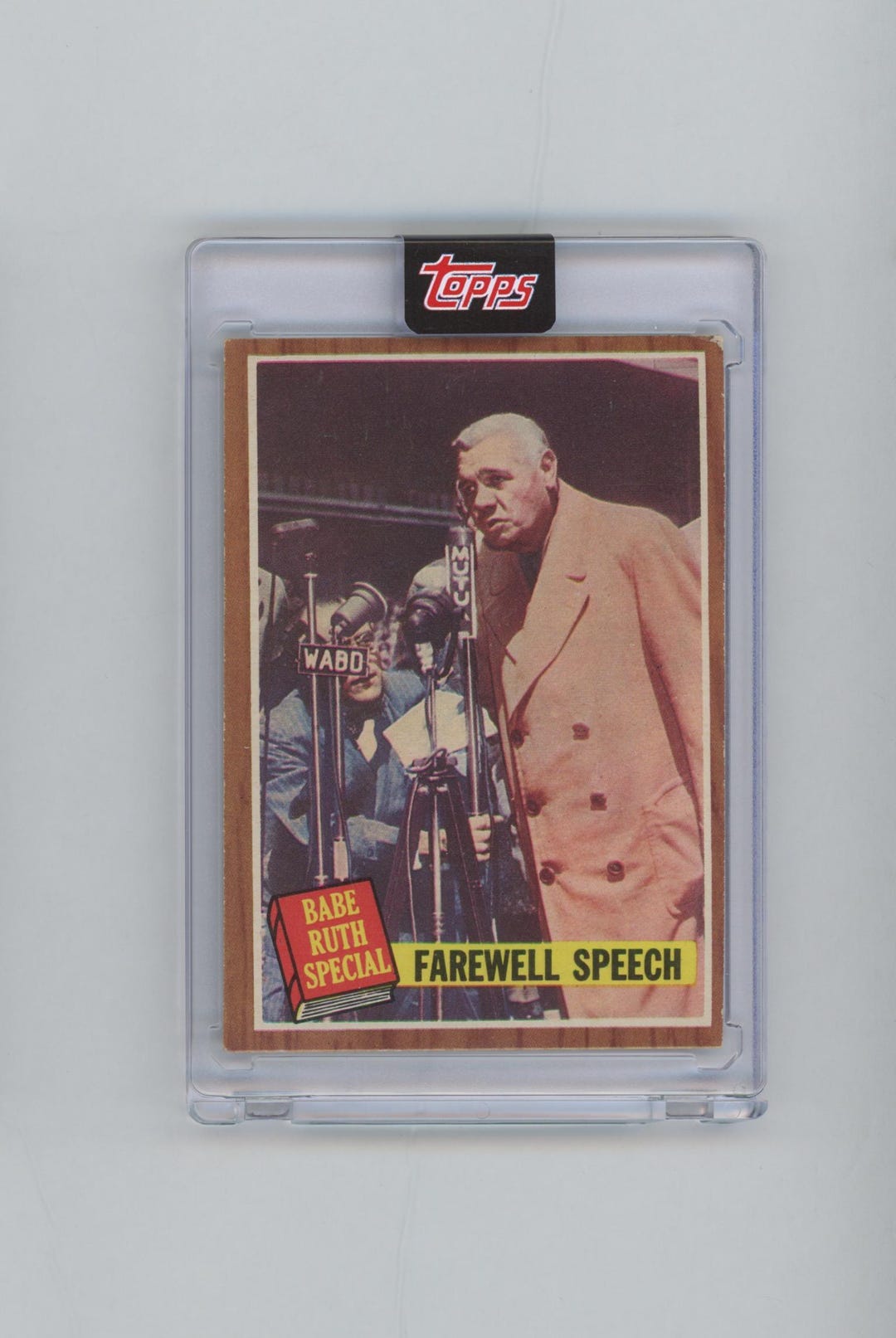 Rare-original 1962 Topps #144 Babe Ruth -farewell Speech -authentic - Etsy