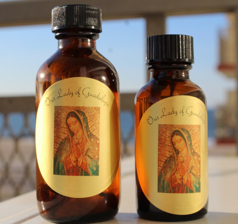 Our Virgin Lady of Guadalupe Oil 1 oz OR 2 oz | Etsy
