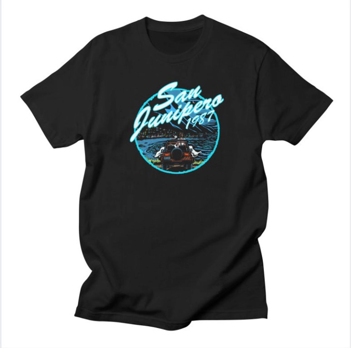 San Junipero Vintage Cover Art - Etsy