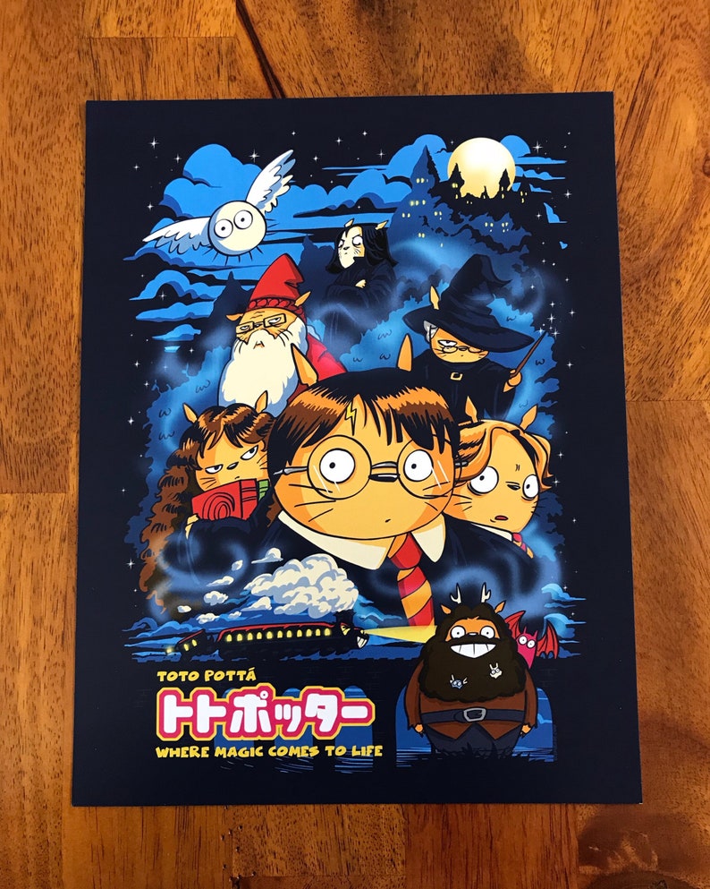 Toto Pottā Art Print - Etsy