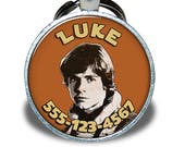 Pet ID Tag Luke Skywalker inspired Dog Tag Cat Tag Pet - Etsy