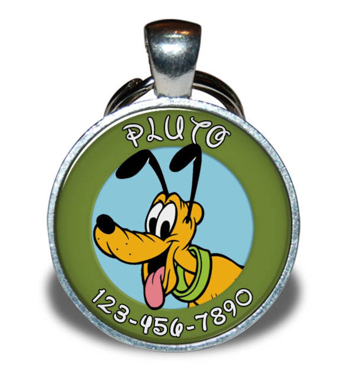 Pet ID Tag Pluto inspired Dog Tag Cat Tag Pet Tag | Etsy