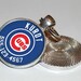Pet ID Tag - Chicago Cubs (home) *inspired* - Dog Tag, Cat Tag, Pet Tag ...