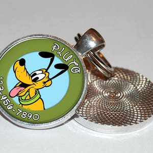 Pet ID Tag - Pluto *inspired* - Dog Tag, Cat Tag, Pet Tag - Etsy