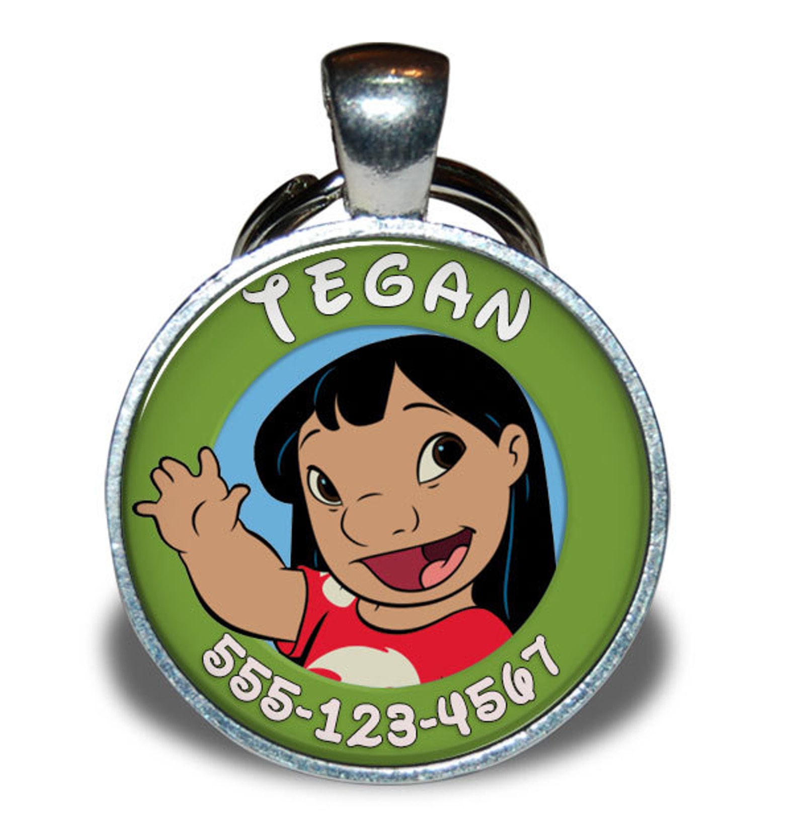 Pet ID Tag Lilo Lilo and Stitch inspired Dog Tag Cat - Etsy