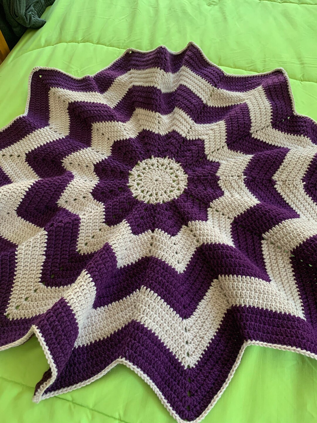 Purple Star Baby Blanket/lapghan - Etsy