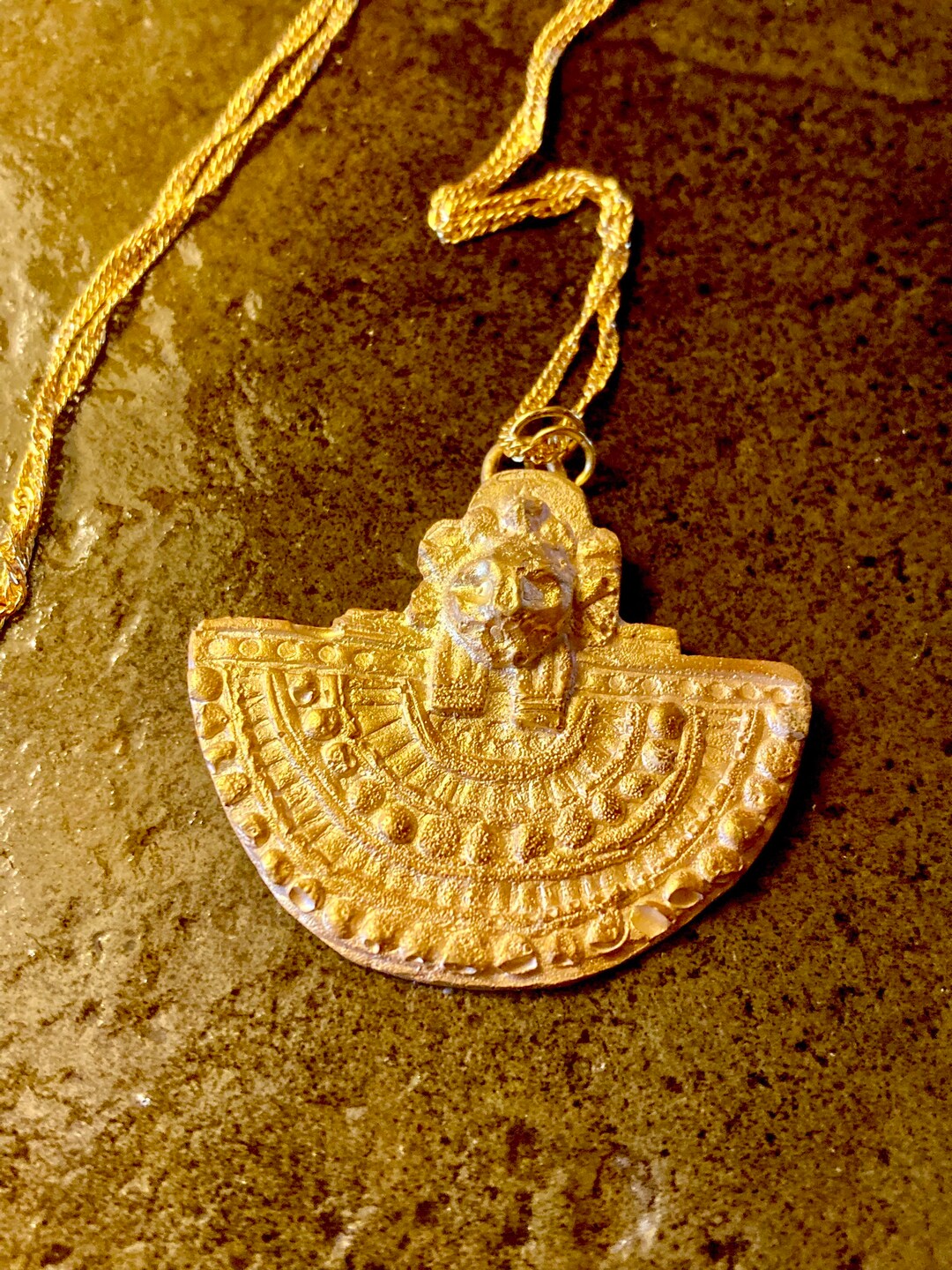 Ancient Amulet of Lion Head Aegis: Handmade Jewels - Etsy