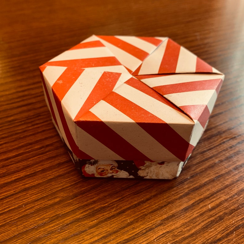 Gift Card Box - Vintage Santa - Etsy