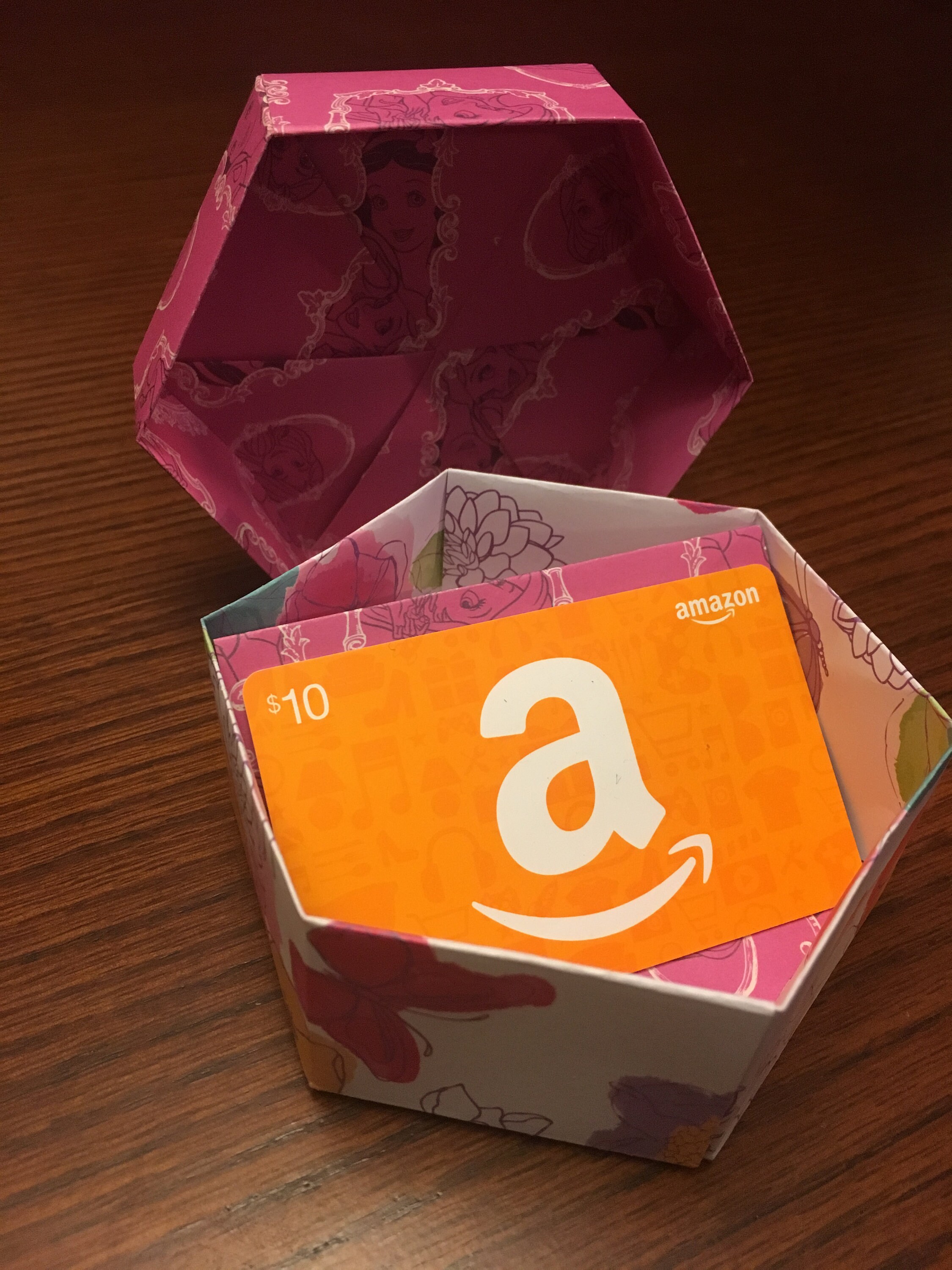 Gift Card Box Disney Princesses Pink - Etsy