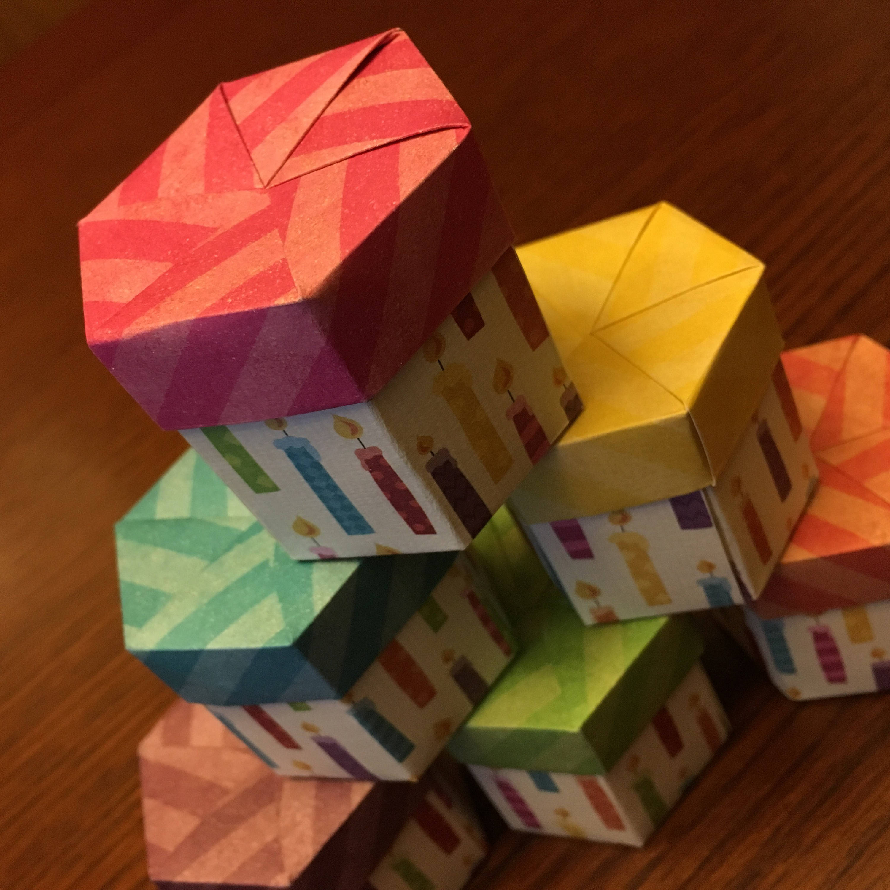 Origami Cupcake Birthday Favor Box - Etsy