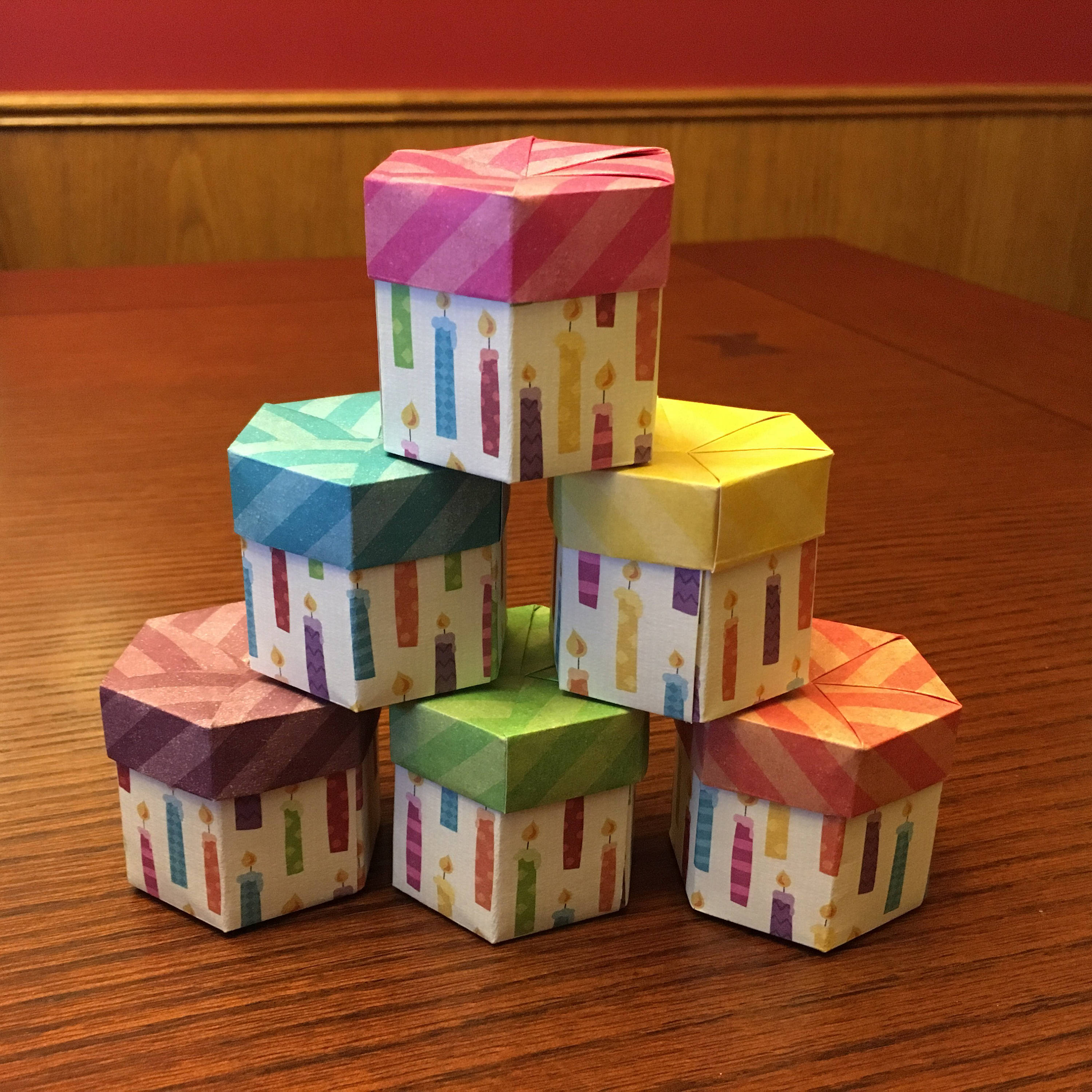 Origami Cupcake Birthday Favor Box - Etsy