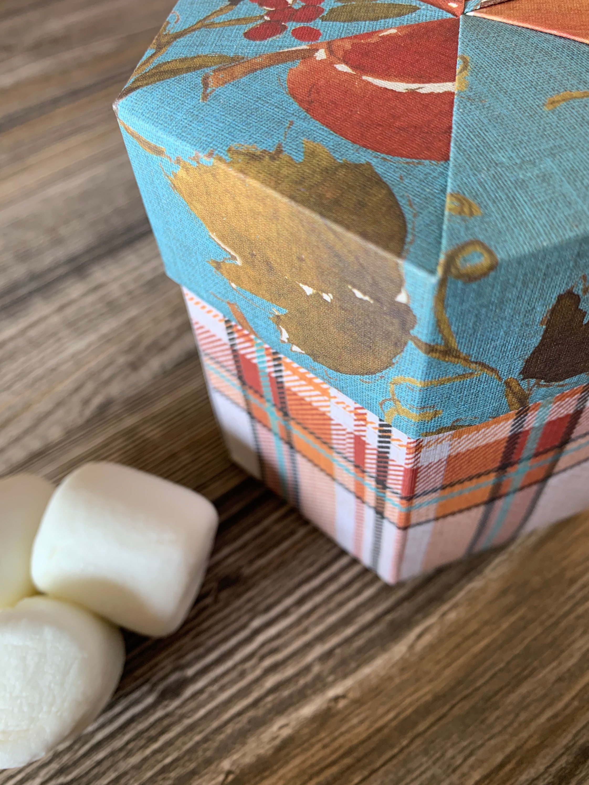 Fall Origami Hexagon Box W/ Lid - 4.25" - Etsy