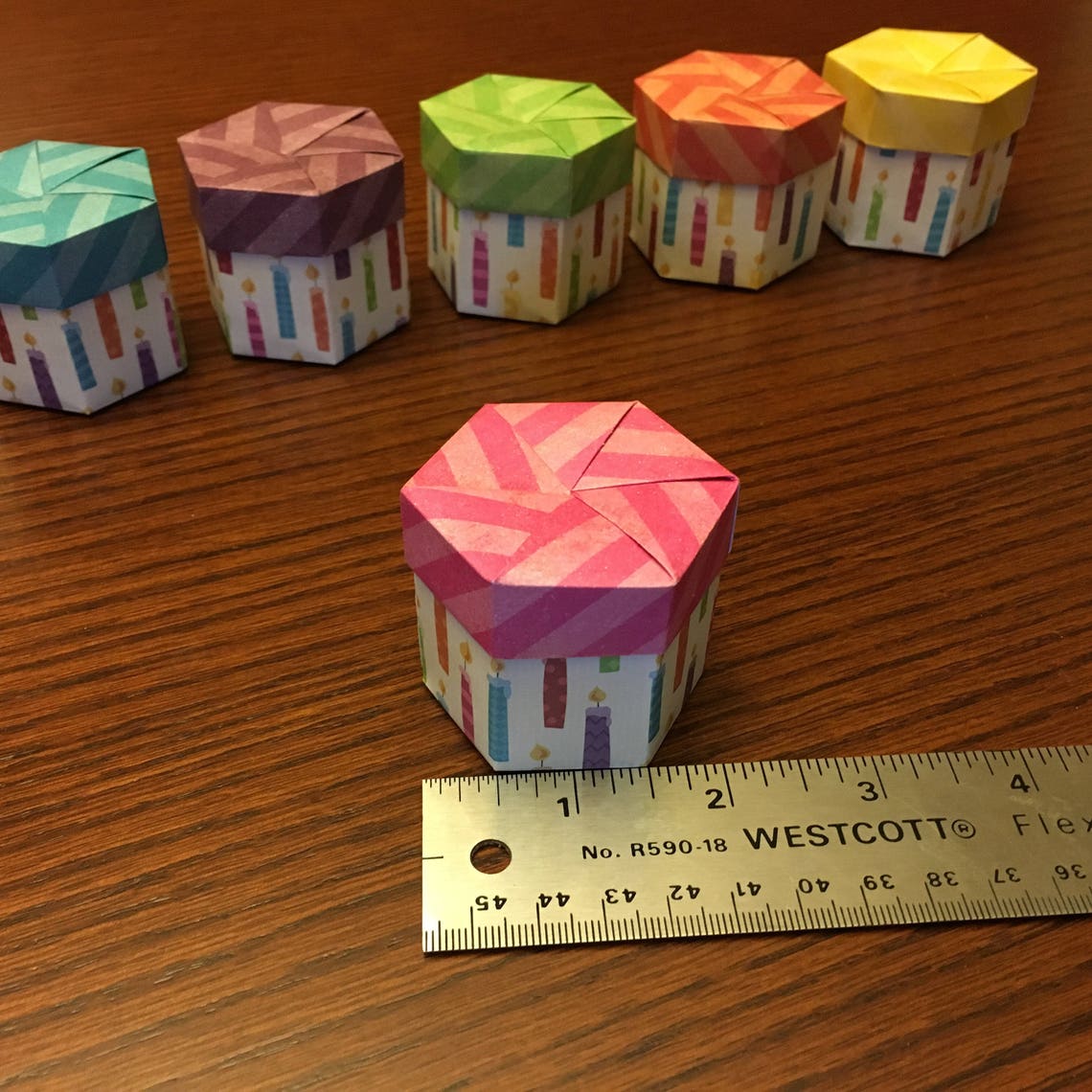 Origami Cupcake Birthday Favor Box - Etsy
