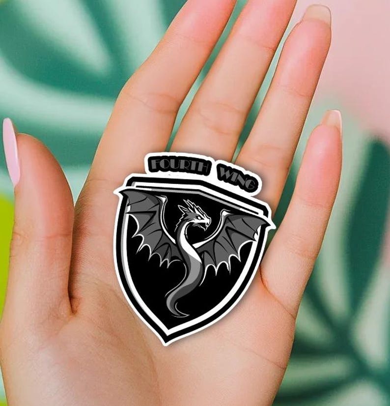 Fourth Wing Cadet Crest Fourth Wing Series by Rebecca Yarros Romantasy ...