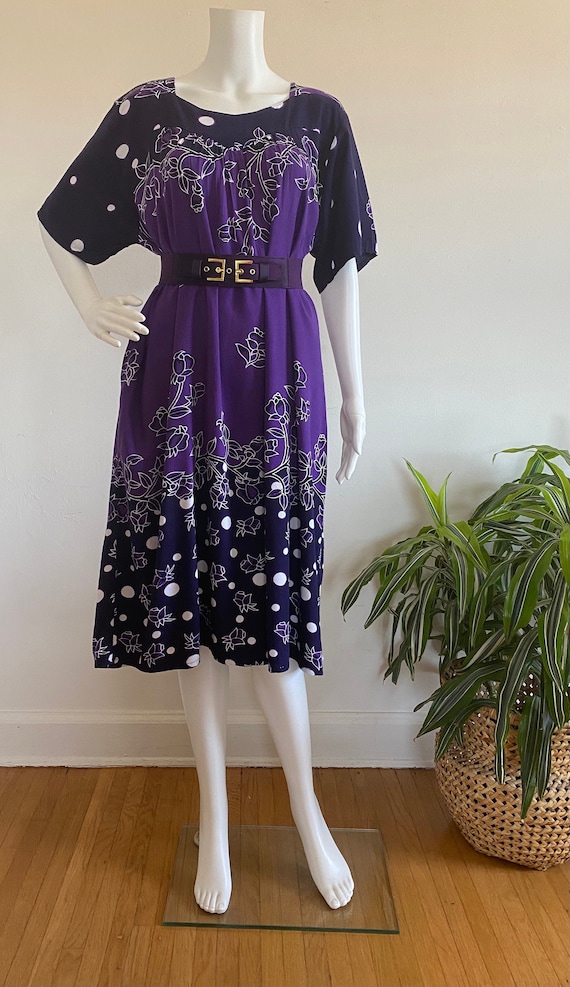 vintage handmade dress muumuu - Gem