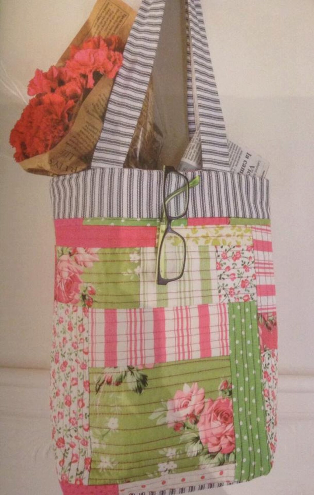 Scrappy Tote Bag - Pattern - Etsy