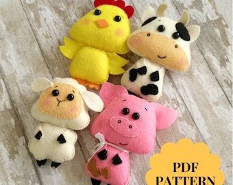 Felt Cow Pattern - Etsy