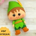 Felt Pattern Doll Felt Peter Pan Doll PDF Doll Pattern Fairy - Etsy