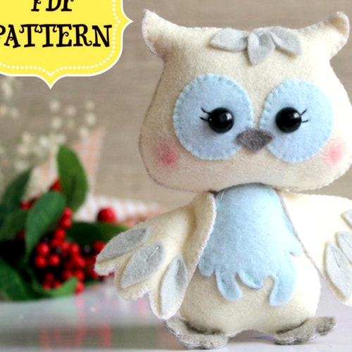 Owl Sewing Pattern PDF. Stuffed Toy Owl. DIY Tutorial Baby - Etsy
