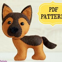 Felt Cat. PDF Pattern . Create a Cute, Simple Felt Cat Using Basic ...