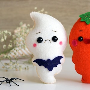 PDF Pattern, Ghost Felt Pattern, Felt Ornament Sewing Tutorial ...