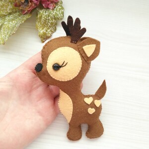 Felt Deer Woodland Pattern Felt Sewing Deer PDF Tutorial DIY Deer ...