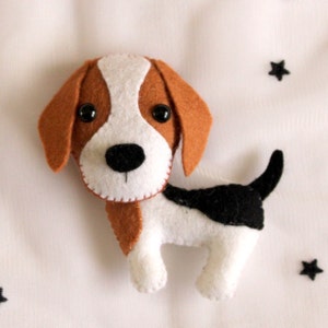 Dog Felt Pattern, Set of Dogs Corgi, Beagle, Chihuahua, German Shepherd ...