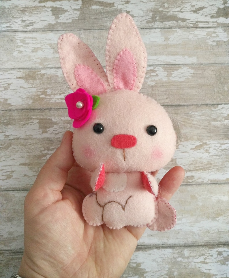 Easter Bunny Pattern Felt Bunny Pattern Easter Ornament Easter - Etsy