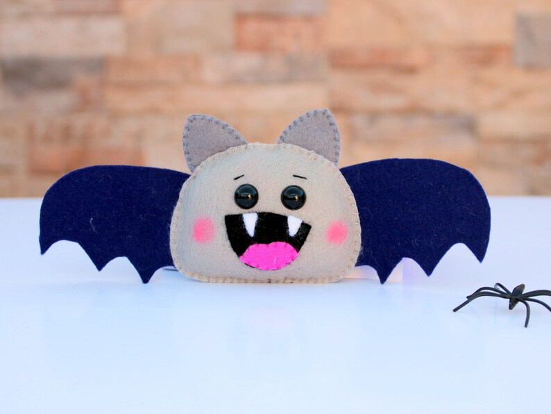 PDF Pattern Bat Felt Pattern Felt Bat Ornament Easy Sewing - Etsy