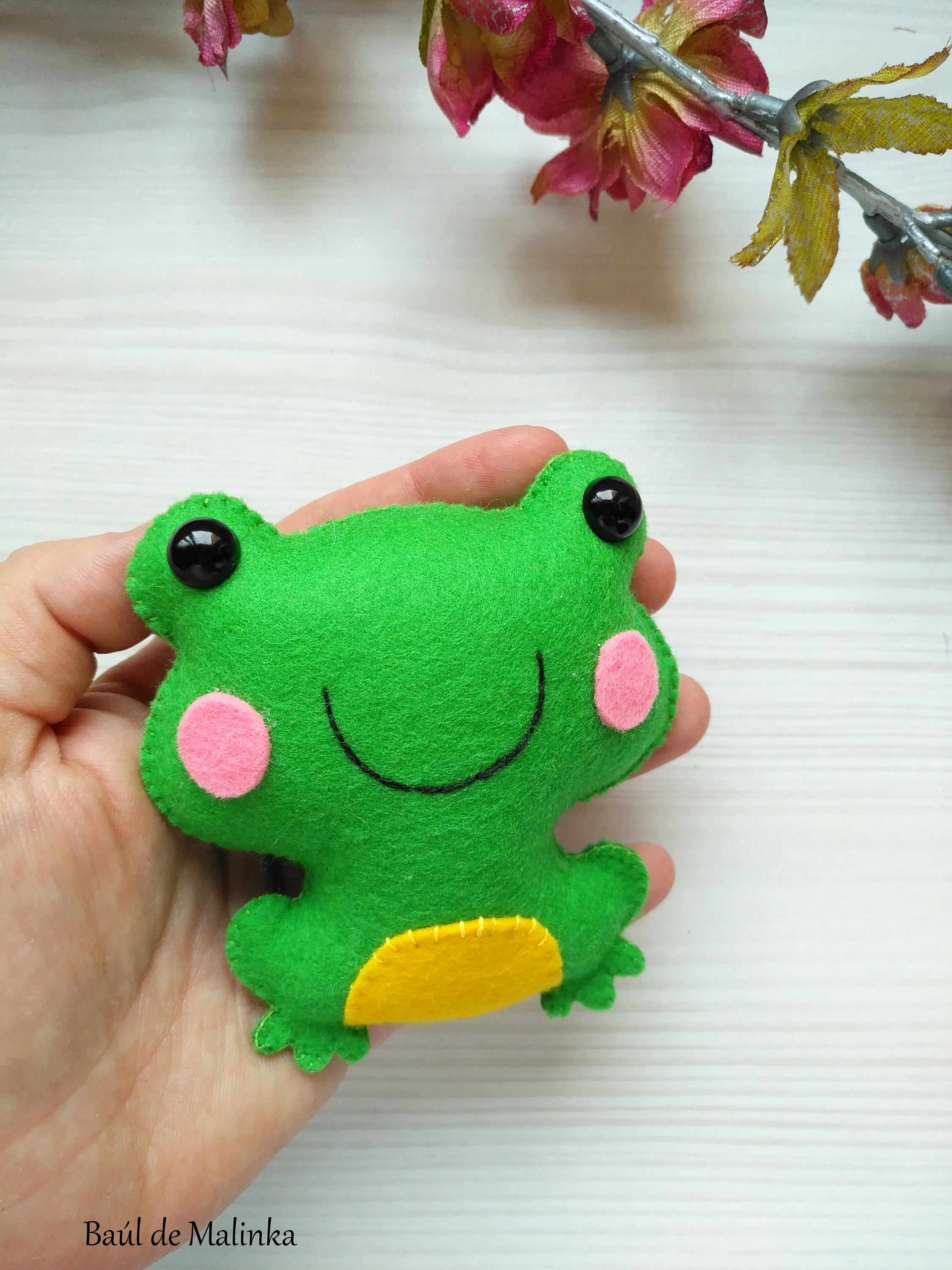 Frog PDF Pattern Felt Princess Frog Toy-diy-nursery | Etsy Australia