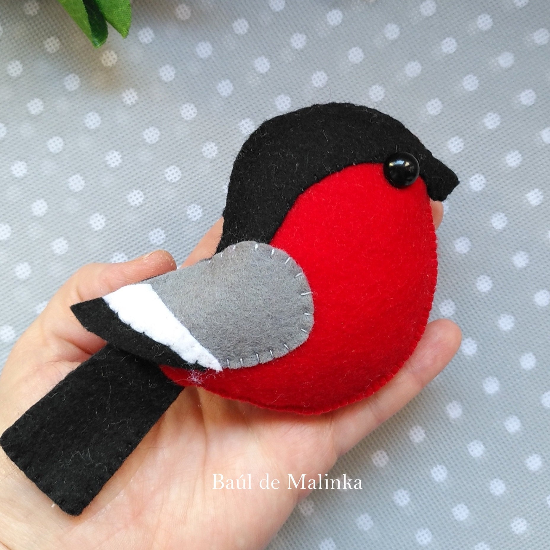 Felt Christmas ornaments Bird pattern felt bird PDF Pattern | Etsy