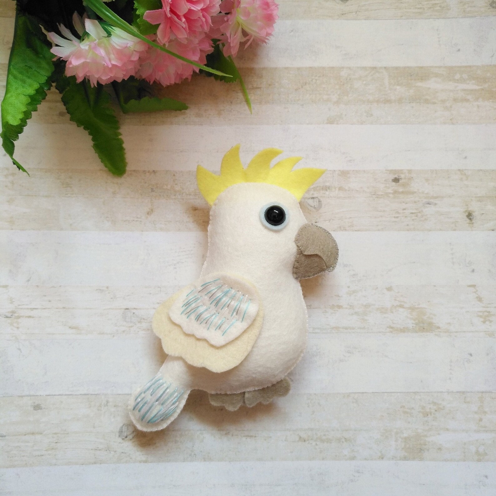 Felt Cockatoo Pattern Macaw Parrot Sewing Pattern PDF Felt - Etsy