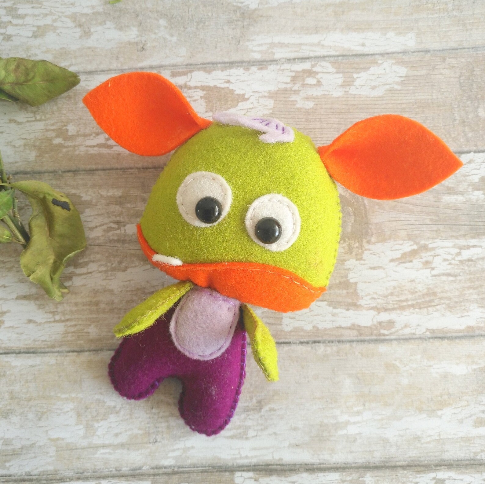 Monster Doll Pattern Felt Monster Ornament Halloween Pattern Creepy ...