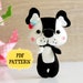 Felt Dog Ornament Pattern, Bull Terrier, Beagle, Chihuahua, Bulldog ...