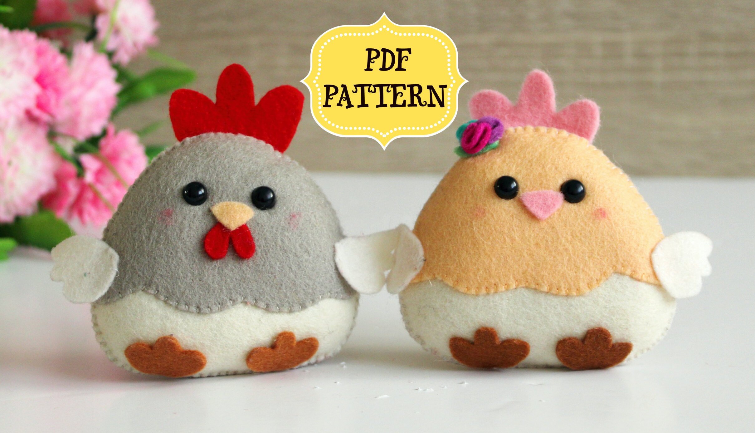 Cute Easter Pattern PDF Easter Pattern Easter Bird SVG Pattern | Etsy